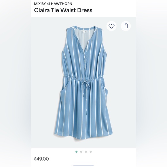 41 Hawthorn | Dresses | 4 Hawthorn Clara Tie Waist Dress | Poshmark